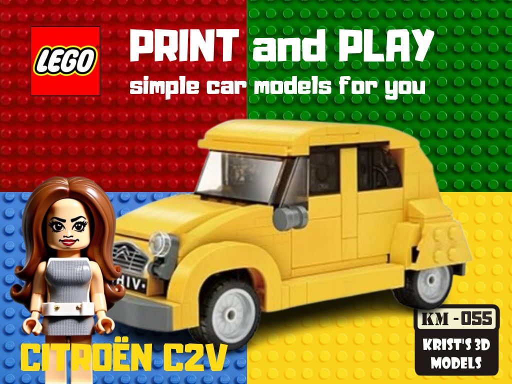 LEGO CITROËN C2V por Mgr. Pavel Krist | Descargar modelo STL gratuito ...