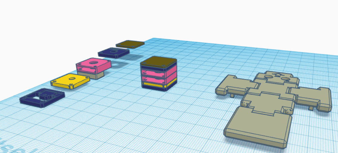 Little Cube Guy - with LED eyes by Bowtrukle | Download free STL model ...