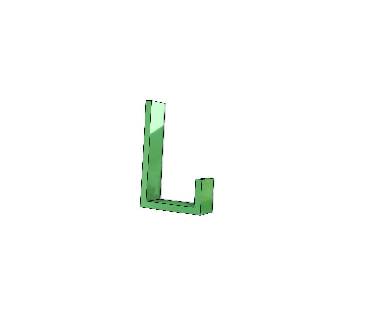 A simple L-shaped holder for hats by MarcinPaska | Download free STL ...