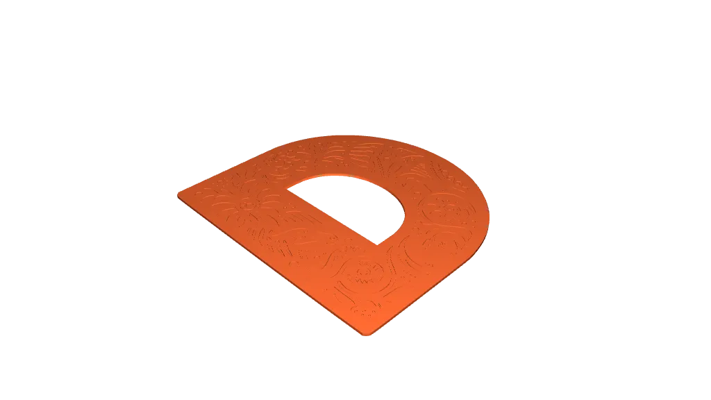 Crazy alphabet: Letter D by Nina Máčová | Download free STL model ...