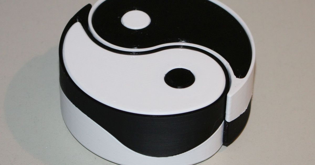 Yin & Yang tin by wolf3D | Download free STL model | Printables.com