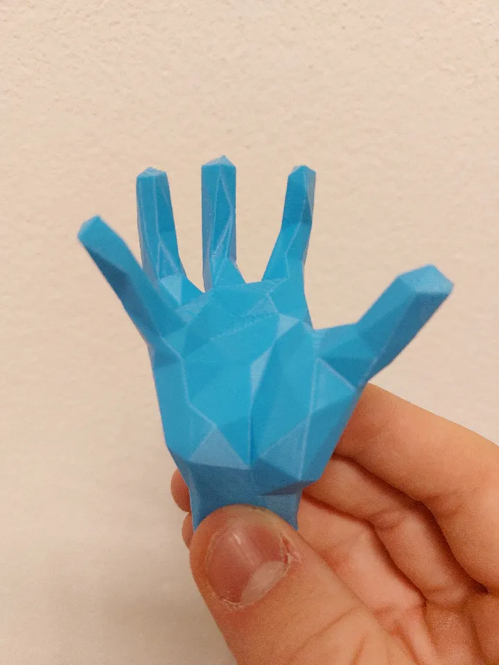 low poly hand by dark_phoenix | Download free STL model | Printables.com