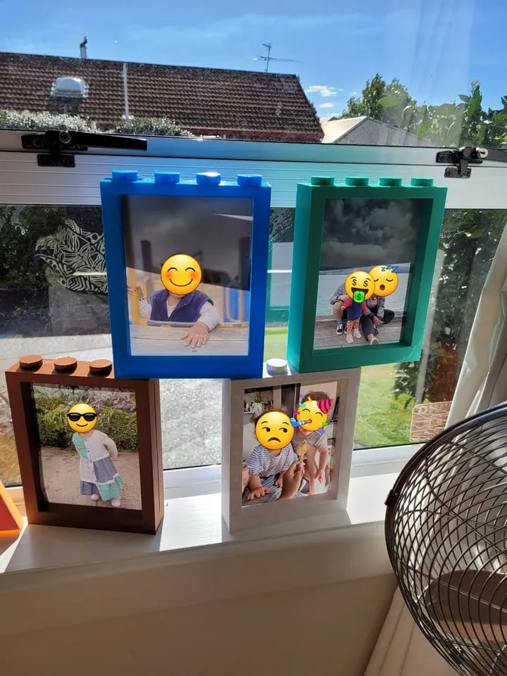Lego Picture Frame (Stackable) by SJWH | Download free STL model ...