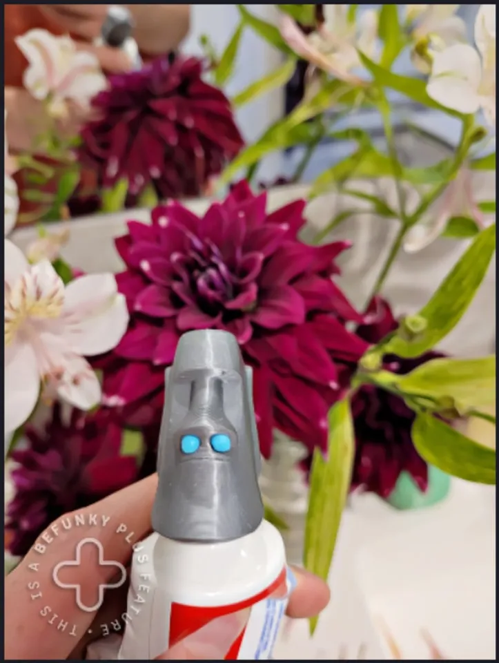 Moai toothpaste vomit by SJWH | Download free STL model | Printables.com