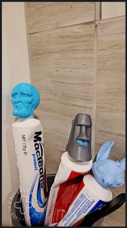 handsome toothpaste vomit by SJWH | Download free STL model ...