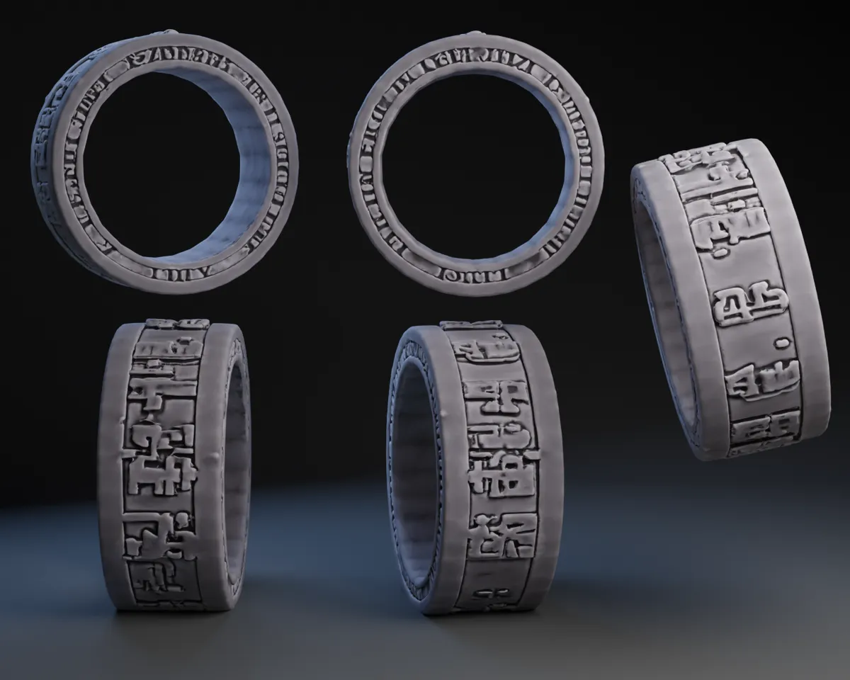 Ptolemaic Period Jewelry: Euclid's Cypher Ring by Peter Farell ...