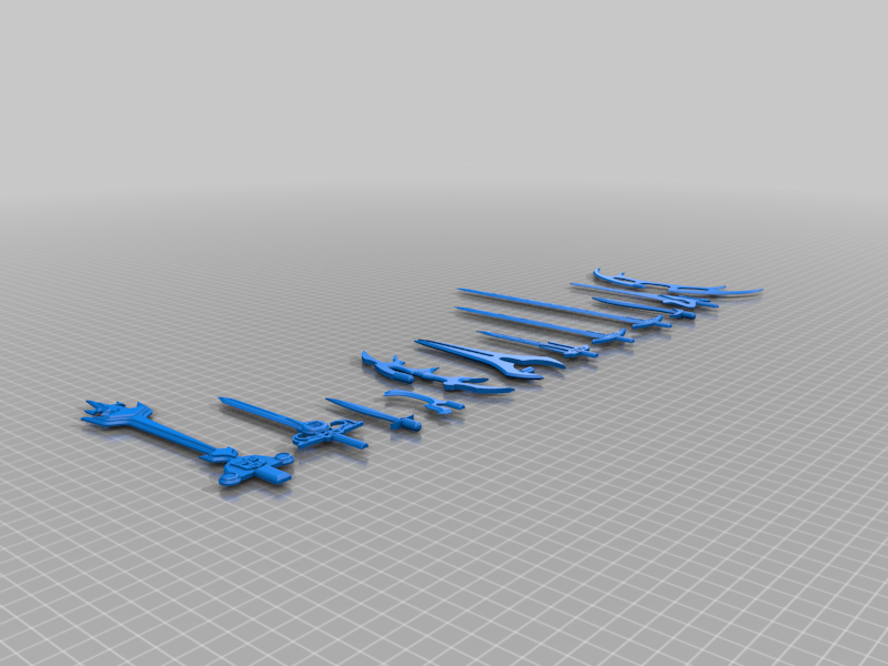 Swords Transformers Scale by Jssharpknife | Download free STL model ...