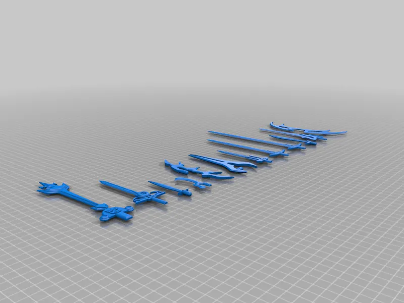 Swords Transformers Scale by Jssharpknife | Download free STL model ...