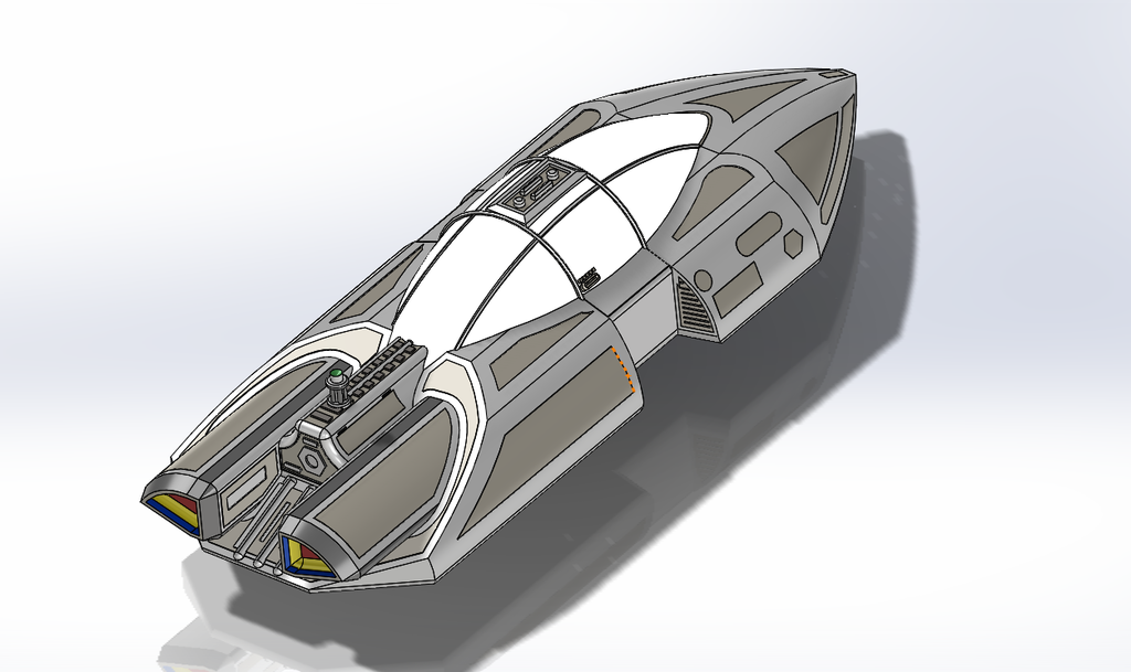 Speeder Car by Jssharpknife | Download free STL model | Printables.com