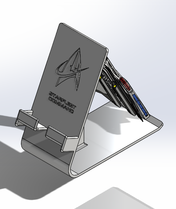 Starfleet Command Gryphon Phone Holder by Jssharpknife | Download free ...
