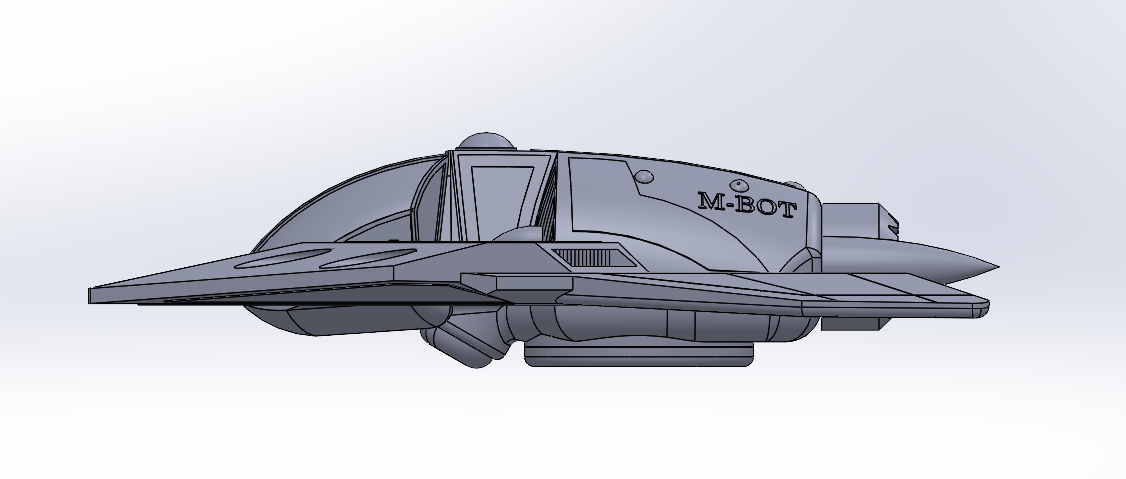 M-Bot Starfighter Skyward by Jssharpknife | Download free STL model ...