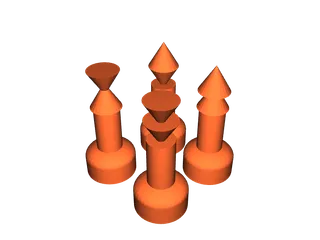 Cardinal Buoys by Emil | Download free STL model | Printables.com