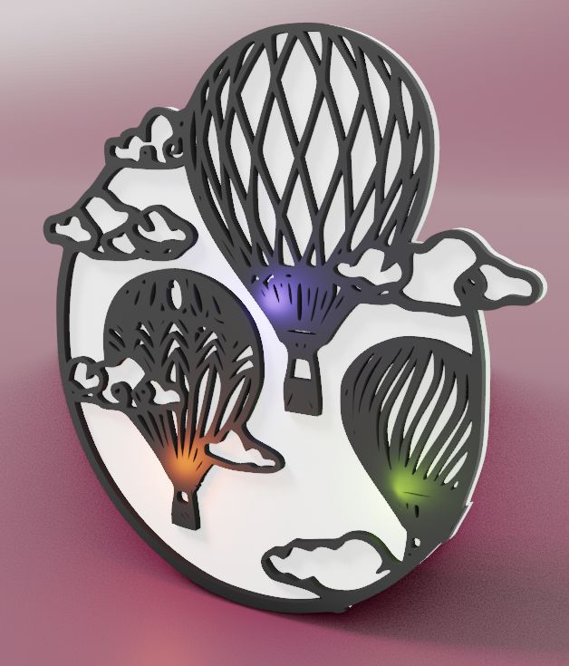 air balloon by Milinje | Download free STL model | Printables.com