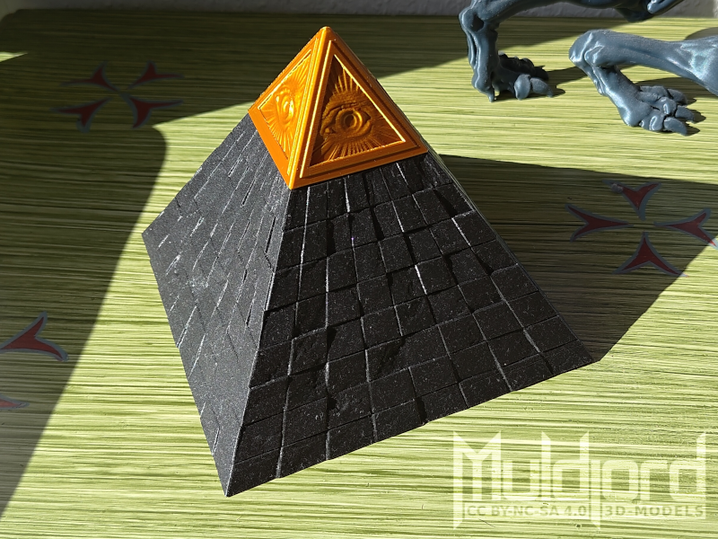 Illuminati pyramid container (2-piece print) by Muldjord | Download ...
