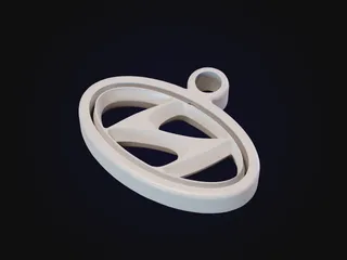 Hyundai Gyro Keychain by Vitalii Yaroshenko | Download free STL model ...