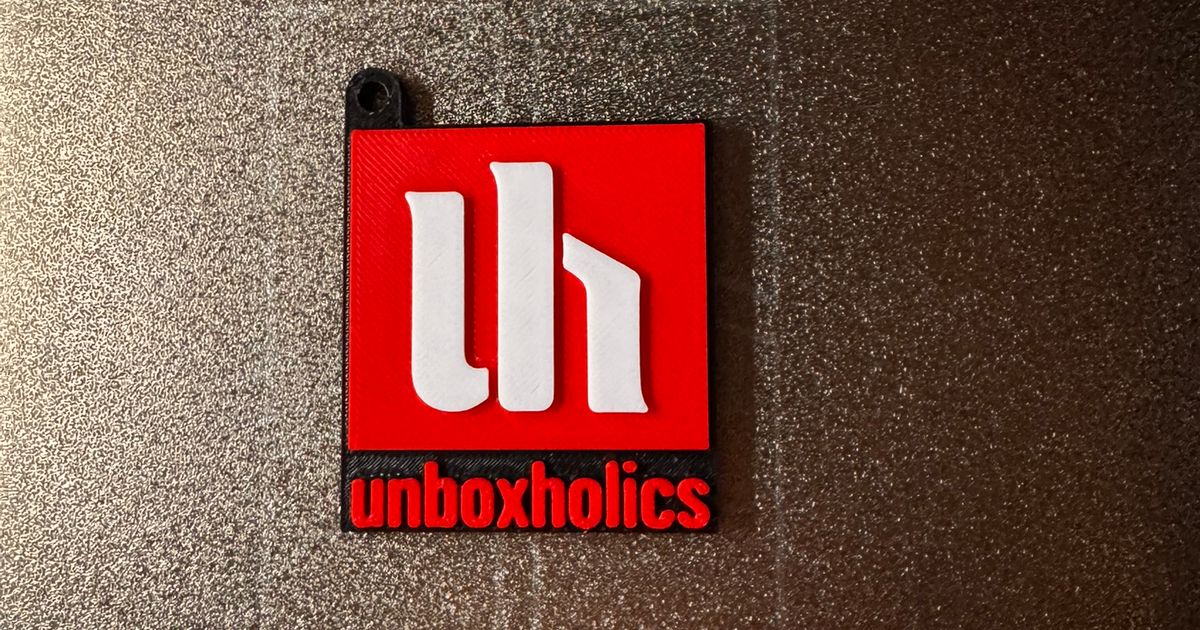 Unboxholics Keychain by Spank | Download free STL model | Printables.com
