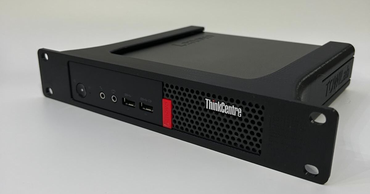 10 Inch Rack Mount for Lenovo m910q by towilab | Download free STL ...