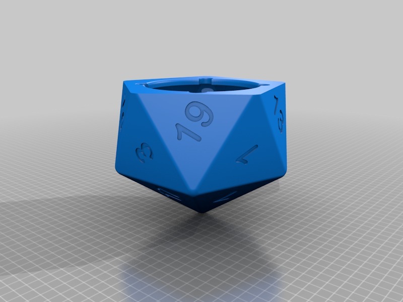 Updated- 7" D20 Jar, revisited by Becker Thorne | Download free STL ...