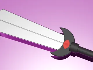 Cult Of The Lamb Cosplay/Display Prop Sword (Snap-Fit) by OperatorSoul | Download free STL model ...