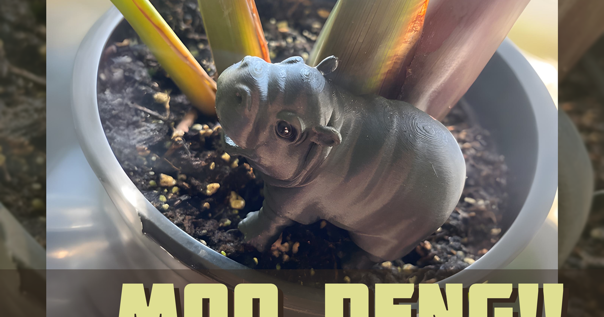 Moo Deng Figurine by dreaM | Download free STL model | Printables.com