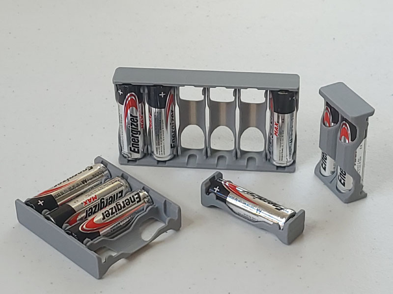 Unibody AA Battery Caps by reavenk | Download free STL model ...