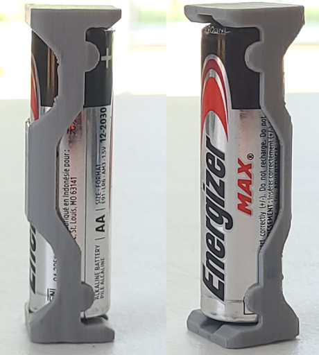 Unibody AA Battery Caps by reavenk | Download free STL model ...