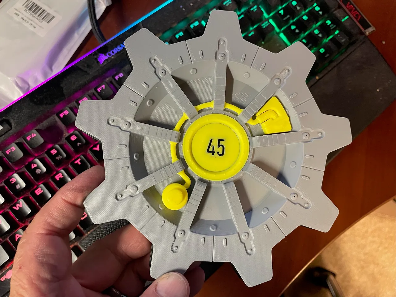 Fallout 4 Vault Door Detailed by Quickset45 | Download free STL model ...