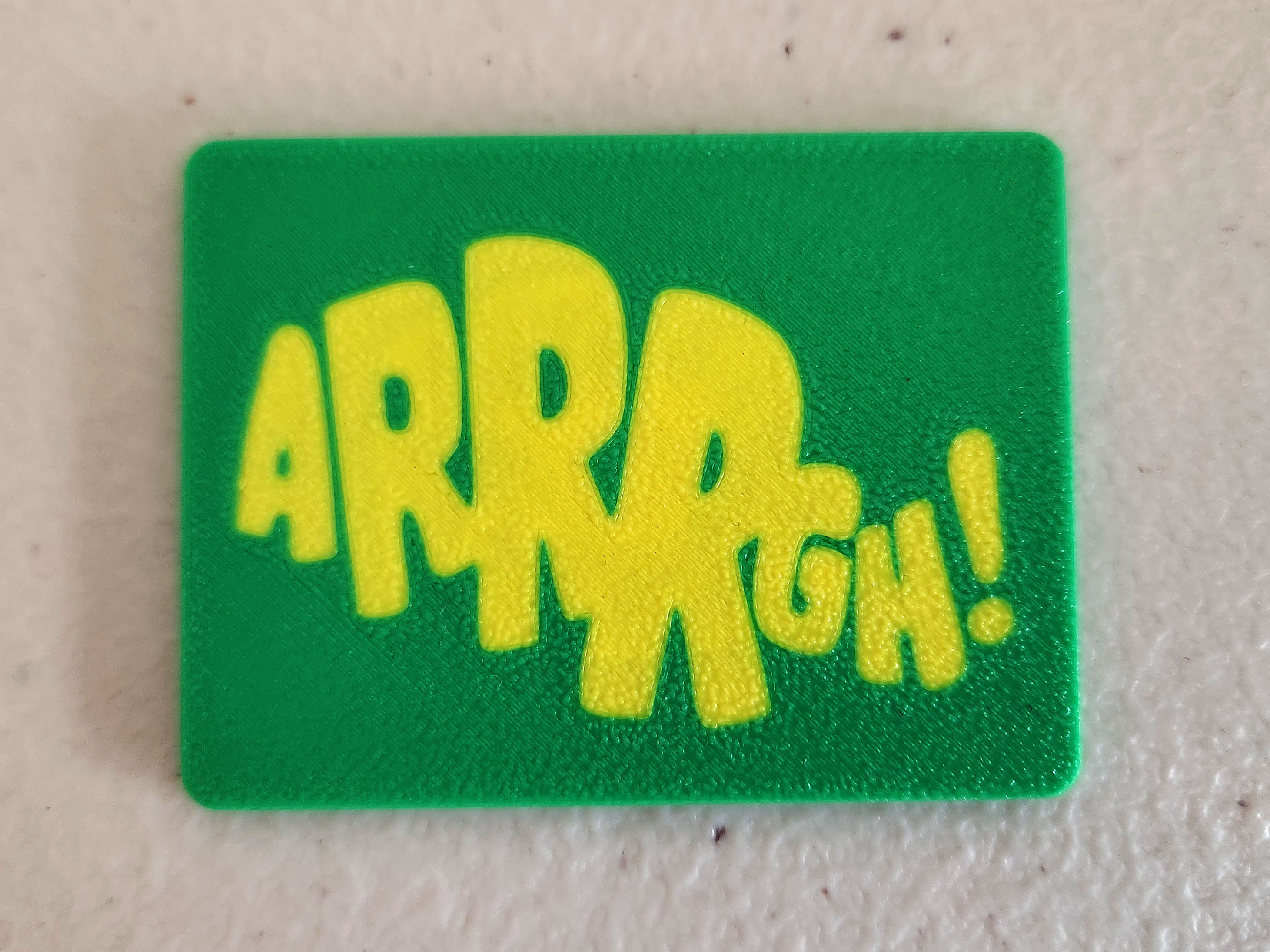 Batman Fight Words Refrigerator Magnets by wottenad | Download free STL ...