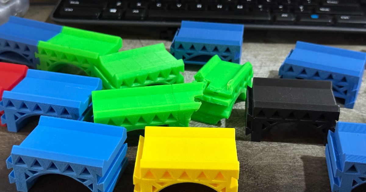 Strength-Optimized Modular Bridge by Daniel | Download free STL model ...