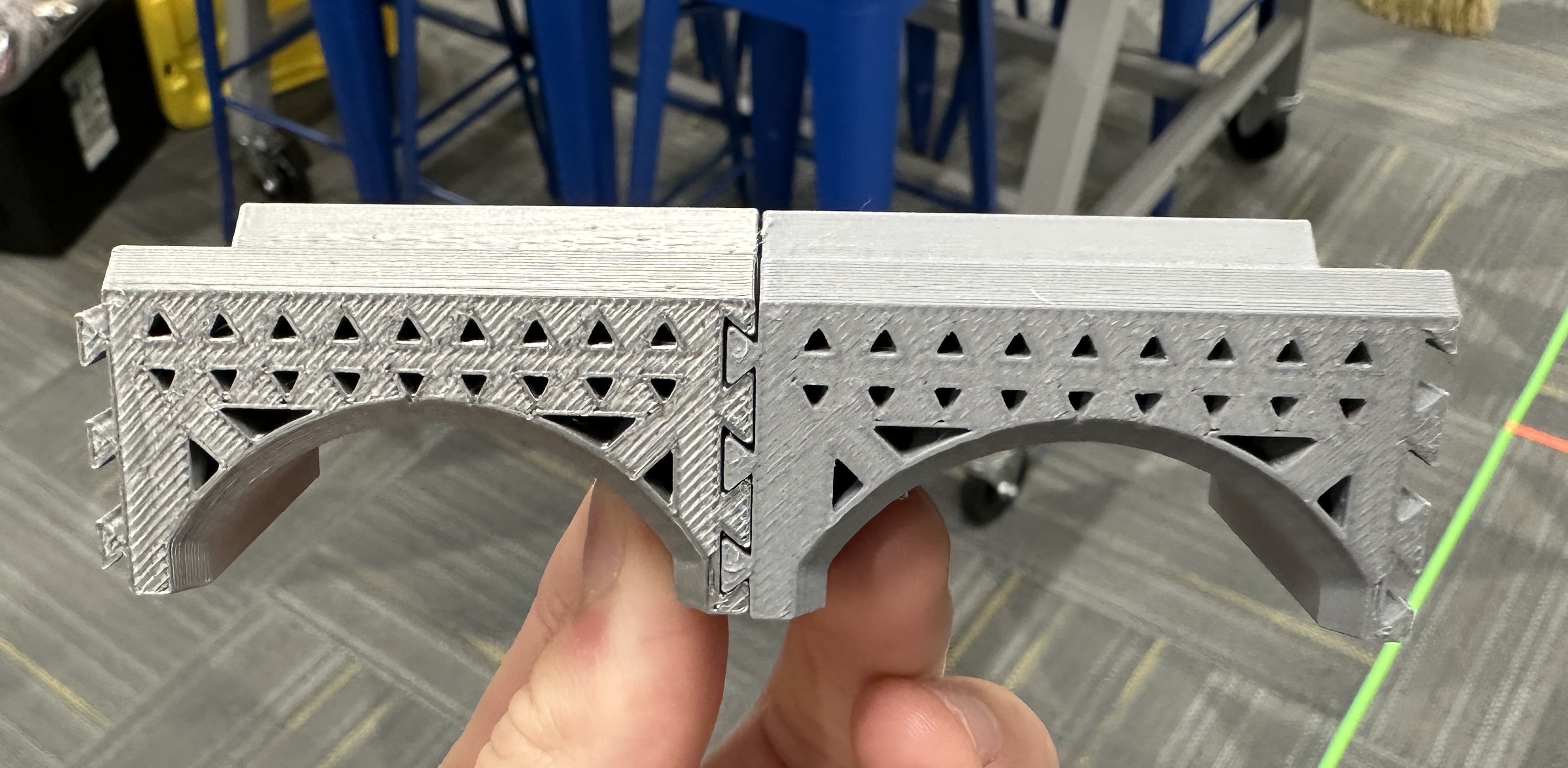 Strength-Optimized Modular Bridge by Daniel | Download free STL model ...
