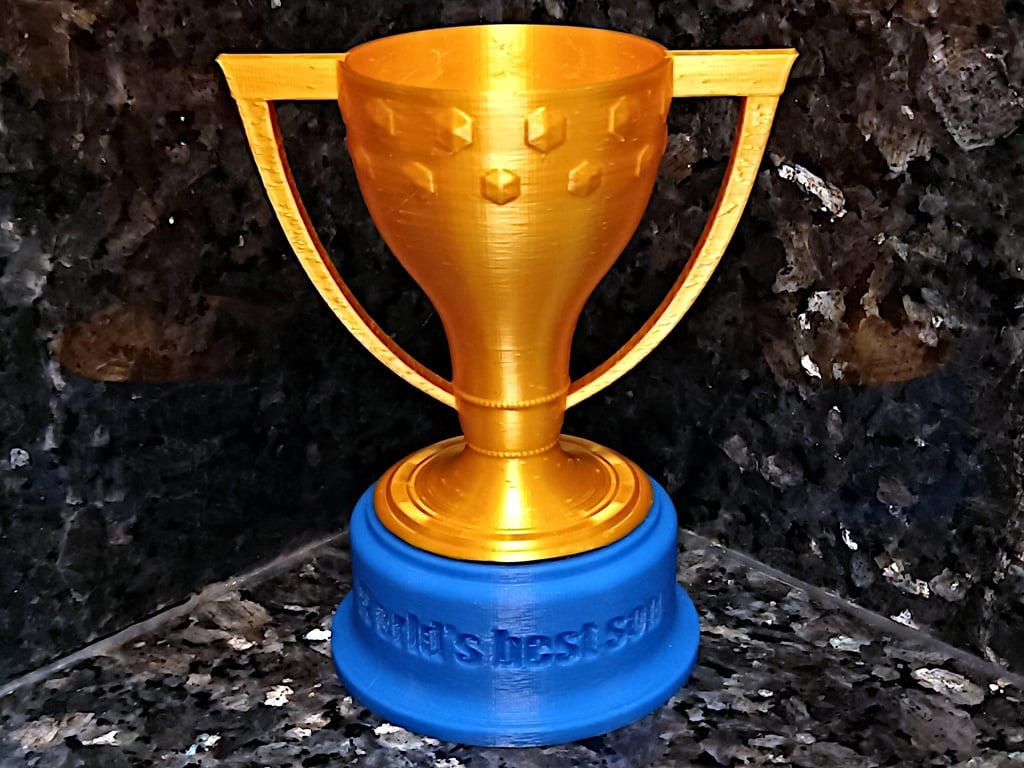 Spanish Football League trophy - customizable by Anachronist | Download ...