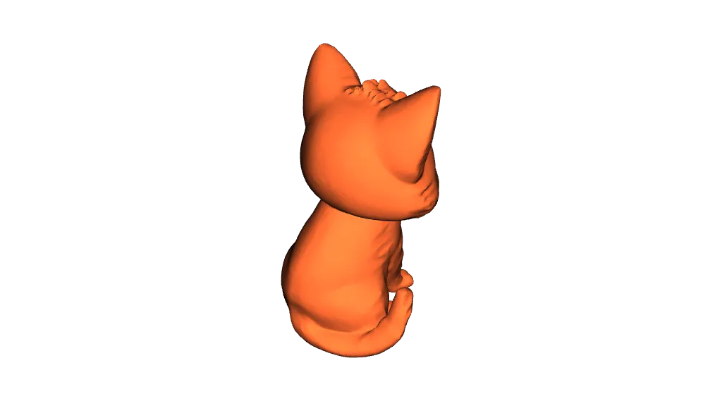 Cute kitty cat by 3Dmar | Download free STL model | Printables.com