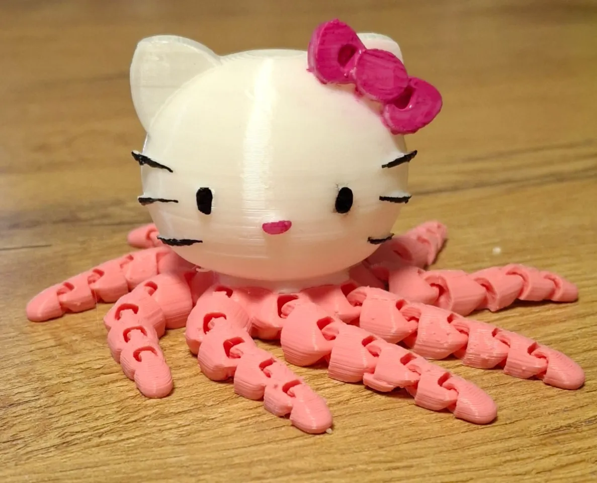 Octopus Hello Kitty by MammaTaz | Download free STL model | Printables.com