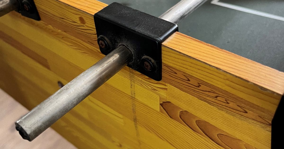 Foosball Table Rod Holder Replacement by Muffelkraft | Download free ...