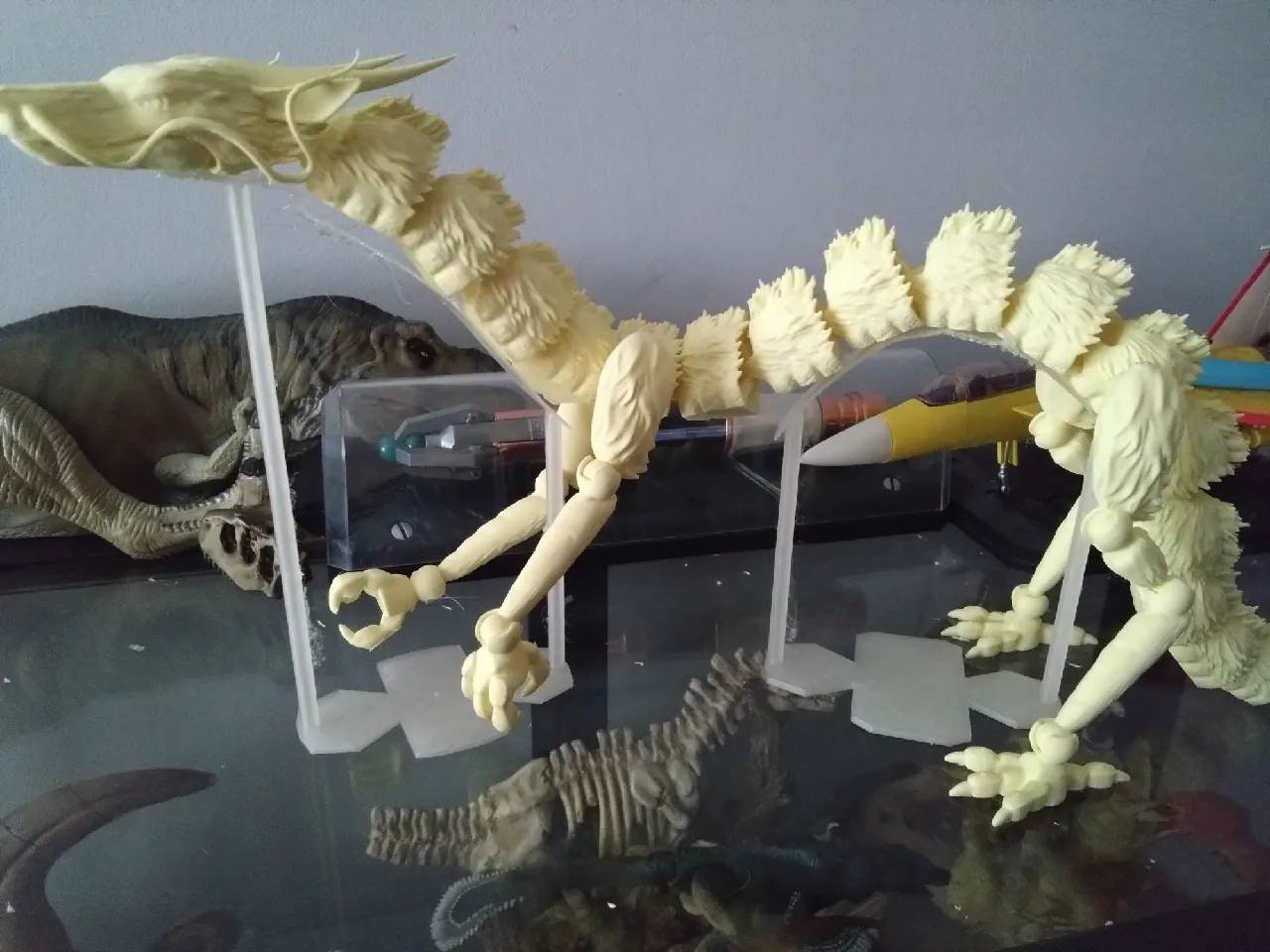 Stands for V2 Articulated Dragons by zuperbuuworks | Download free STL ...