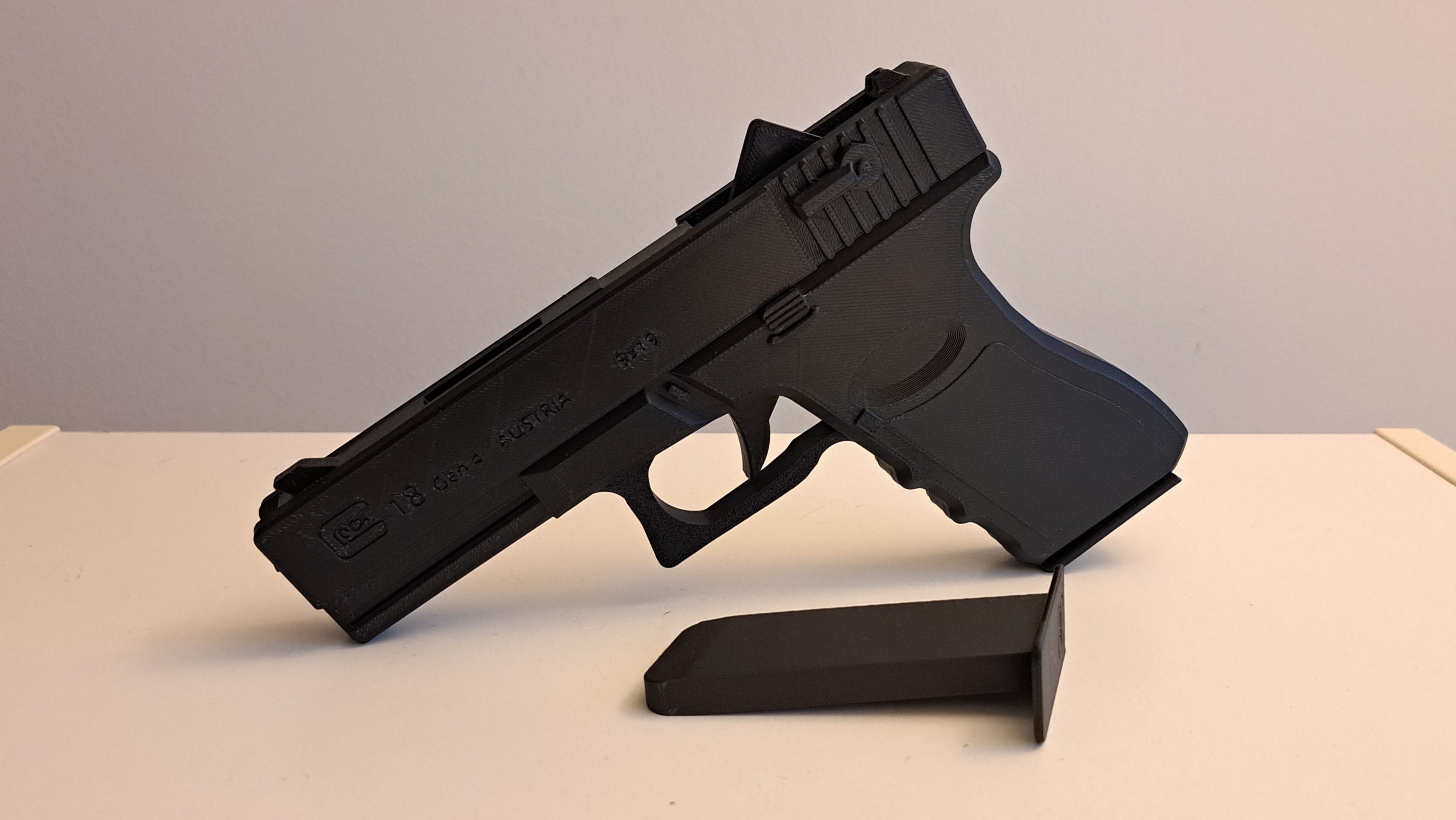 Glock 18 Pistol (Blowback Rubber Band Gun) by THE MOC CHANNEL ...
