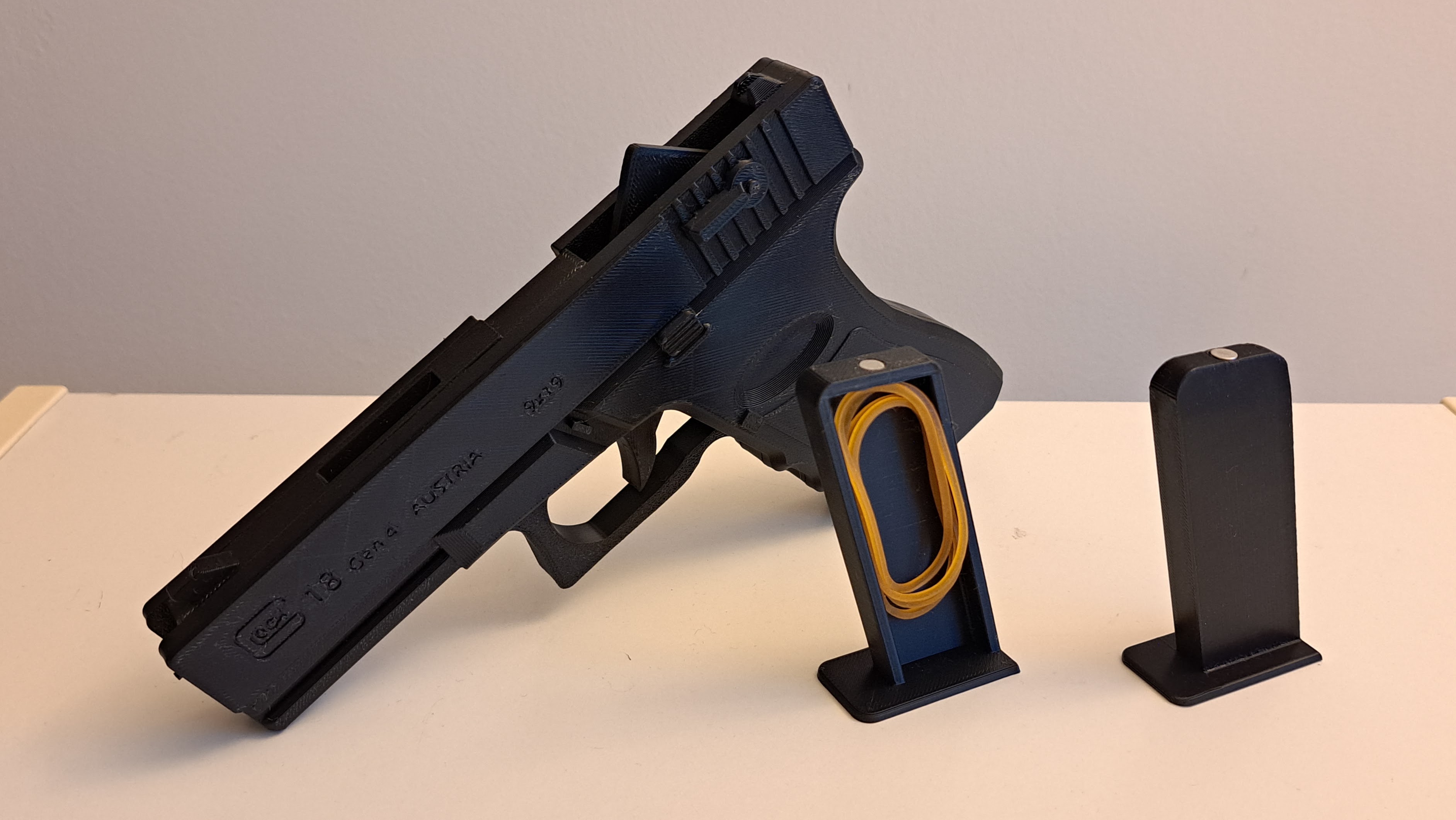 Glock 18 Pistol (Blowback Rubber Band Gun) by THE MOC CHANNEL ...