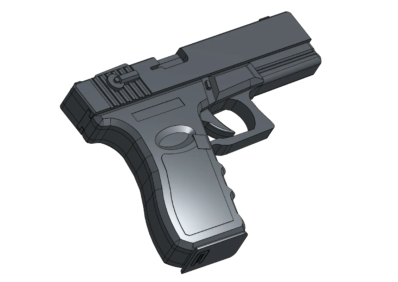 Glock 18 Pistol (Blowback Rubber Band Gun) by THE MOC CHANNEL ...