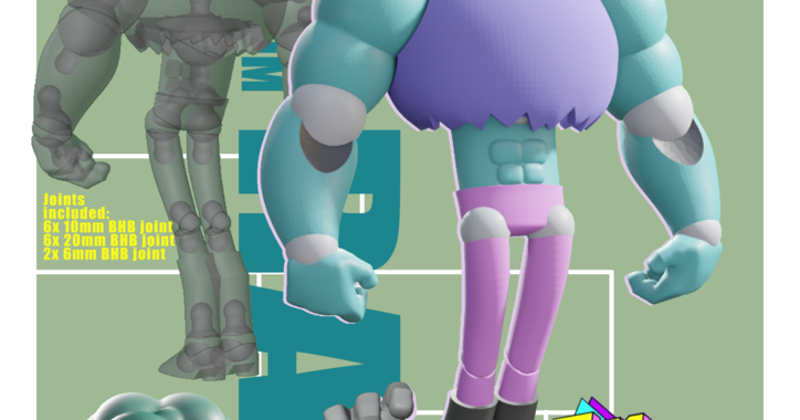 Substratum OK K.O.! Rad Posable Action Figure SUBSTR 003 [BETA] by ...