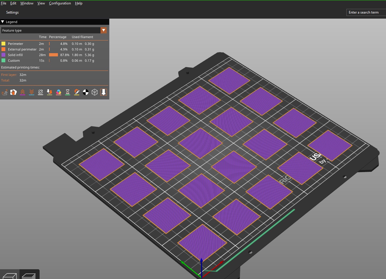 First layer calibration by Moev | Download free STL model | Printables.com