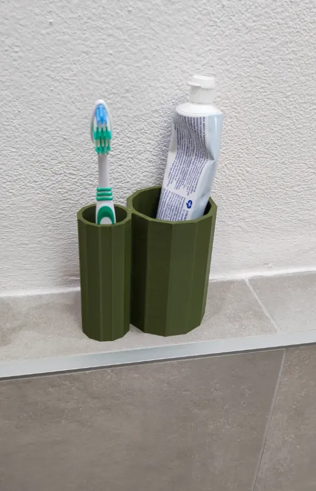 Tooth Brush Holder Stand Box Pencil by MakerDavid3d | Download free STL ...