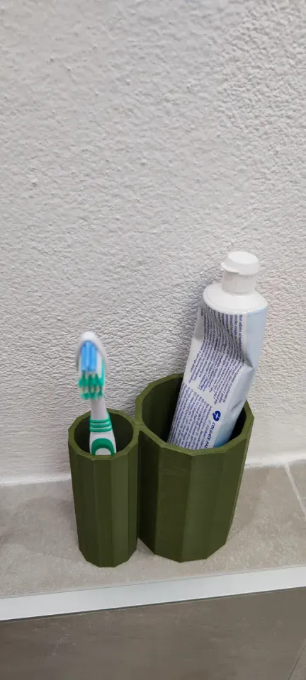 Tooth Brush Holder Stand Box Pencil by MakerDavid3d | Download free STL ...