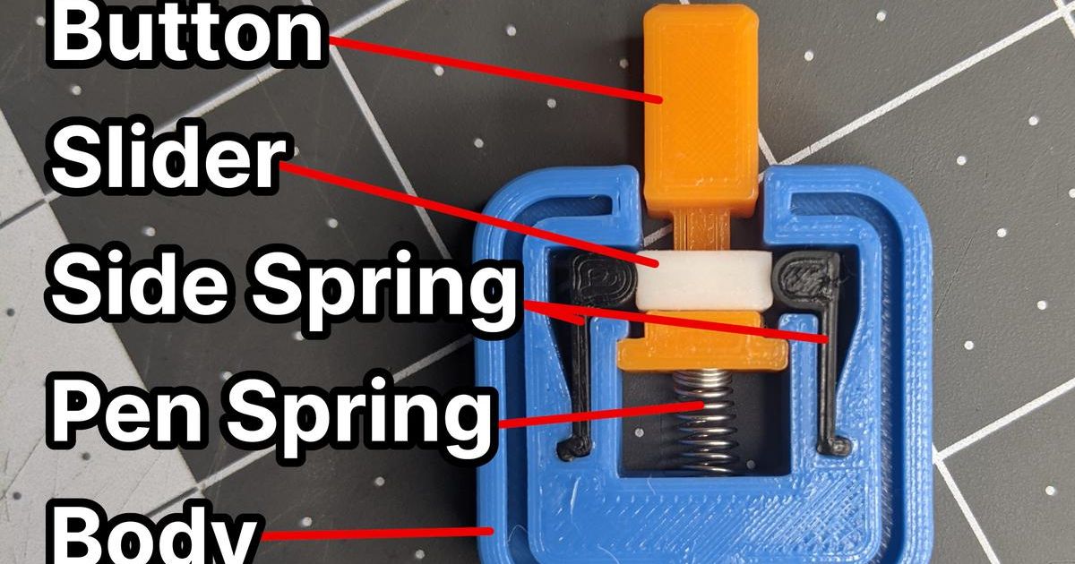 fidget button por Keegan Esh | Descargar modelo STL gratuito ...