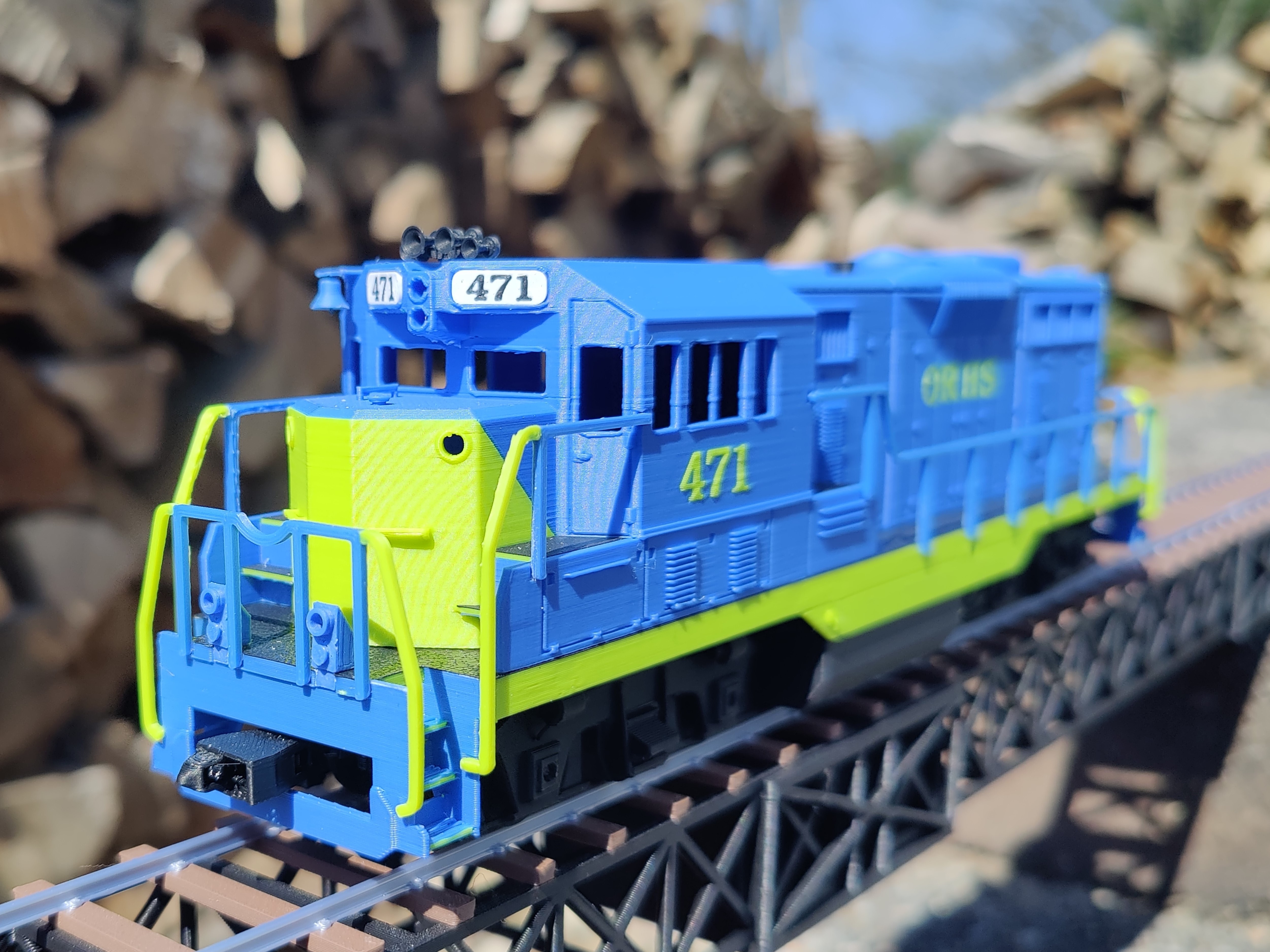 ORHS 471 - GP7u Locomotive for Dragon Railway por nullroute | Descargar modelo STL gratuito ...