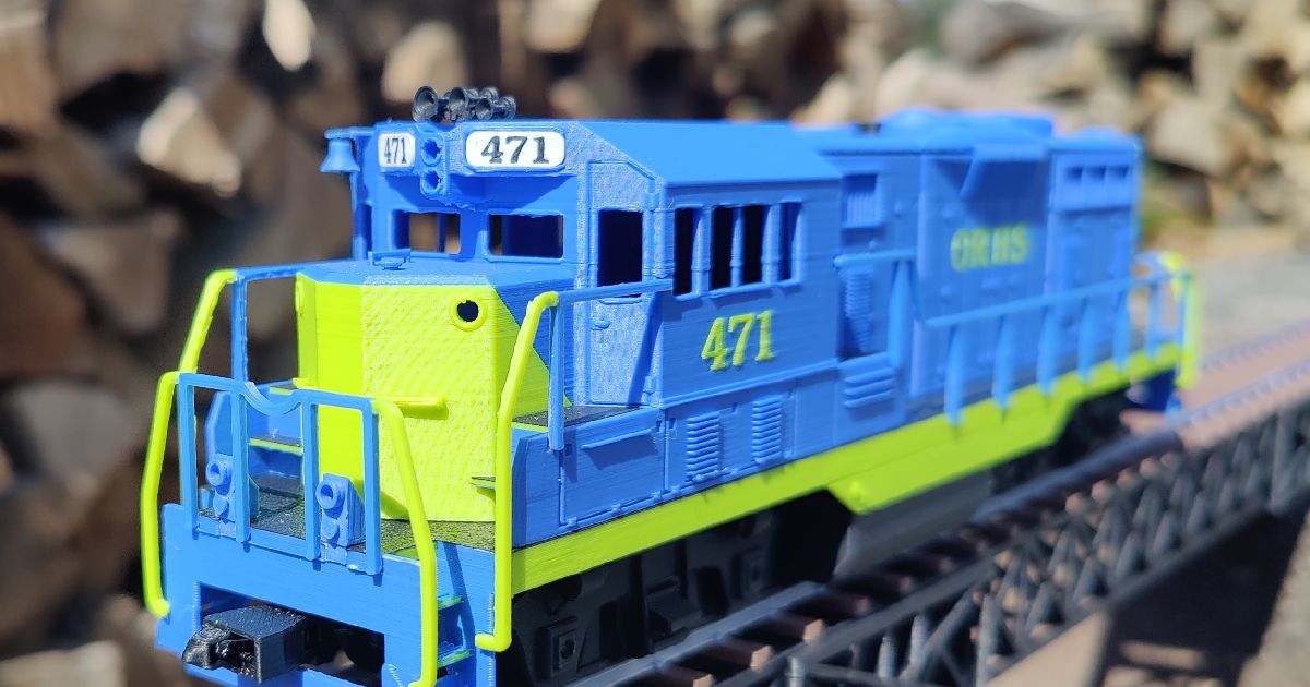 ORHS 471 - GP7u Locomotive for Dragon Railway por nullroute | Descargar ...