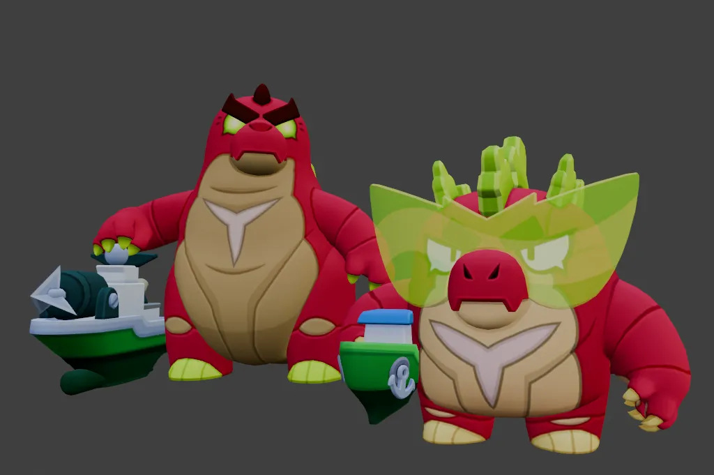 Godzilla Buzz - Brawl Stars by GoatGamez | Download free STL model ...