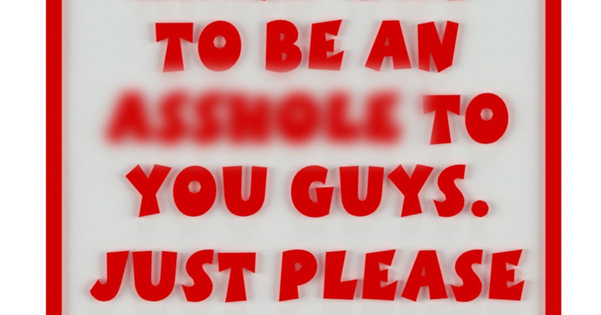 WORK WITH ME HERE, SIGN by Becker Thorne | Download free STL model ...