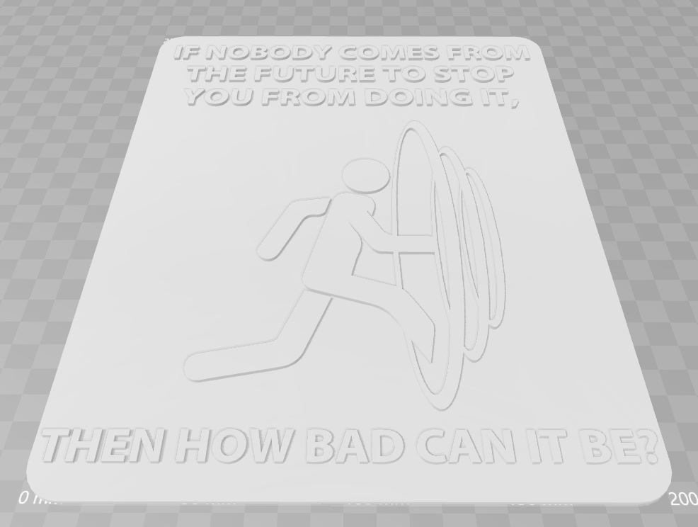 HOW BAD CAN IT BE? SIGN por Becker Thorne | Descargar modelo STL ...