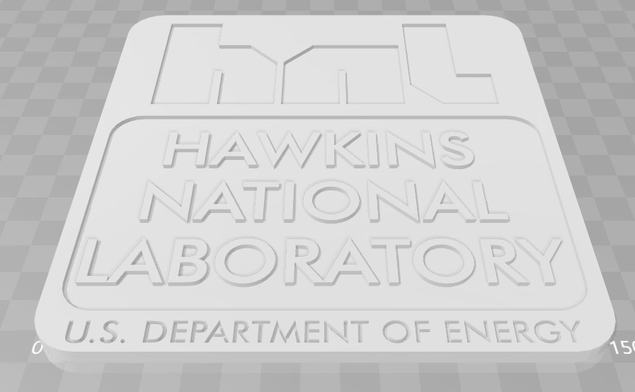 HAWKINS NATIONAL LABORATORY SIGN by Becker Thorne | Download free STL ...