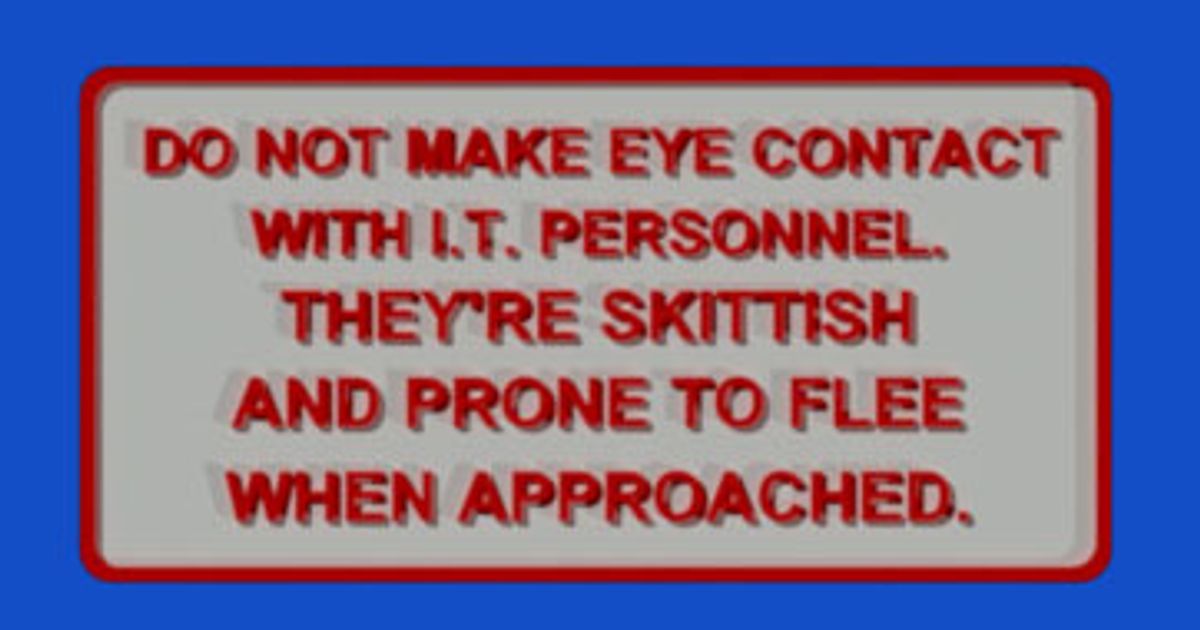 IT EYE CONTACT SIGN by Becker Thorne | Download free STL model ...